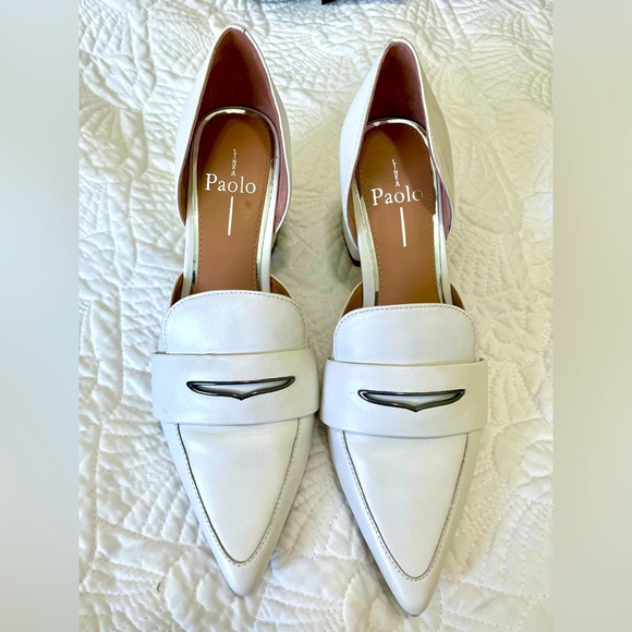 Paolo | Shoes | Linea Paolo Cache Pump Mid Height Sculpted Block Heel ...